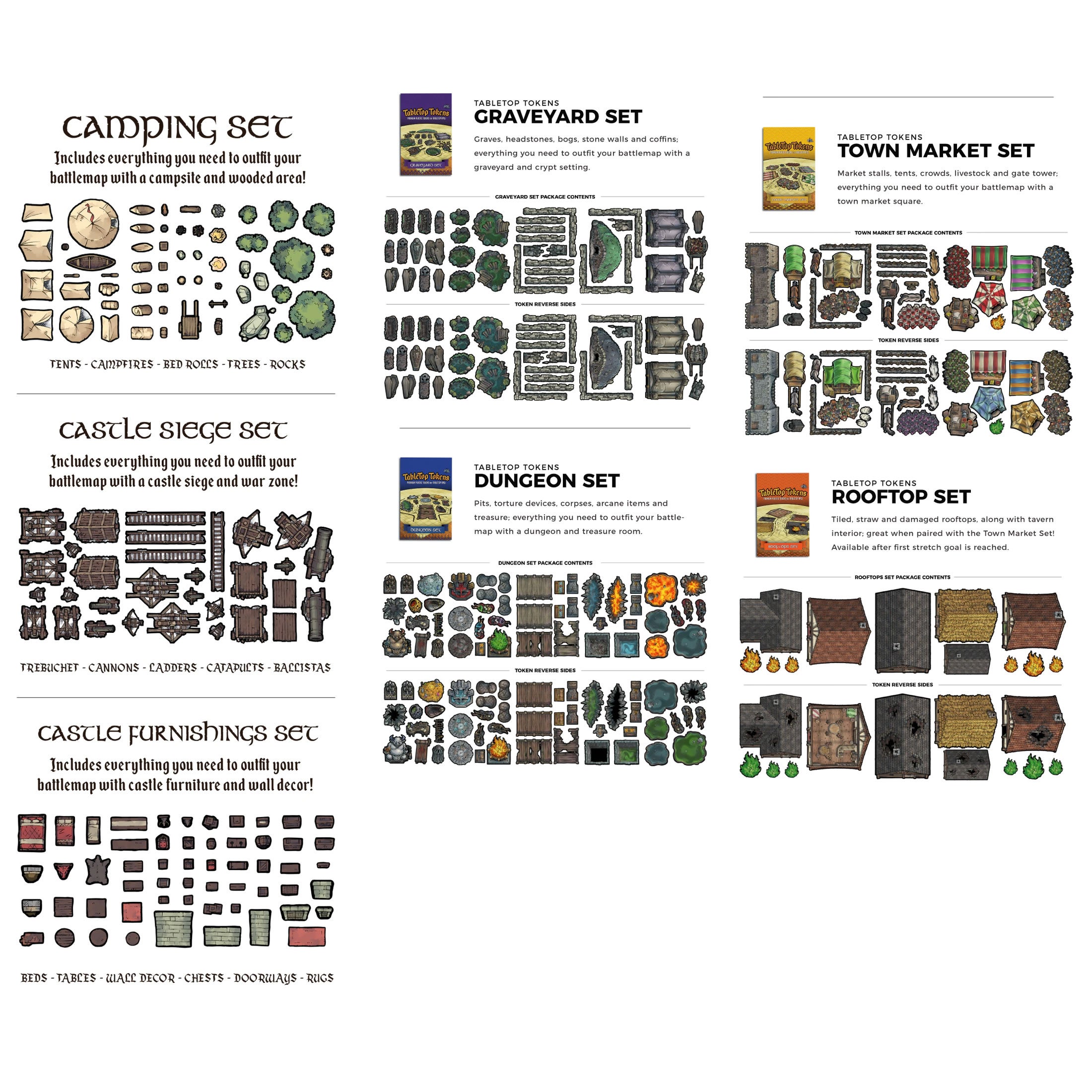Tabletop Tokens for RPG Maps | Enterprize Comics Etc.