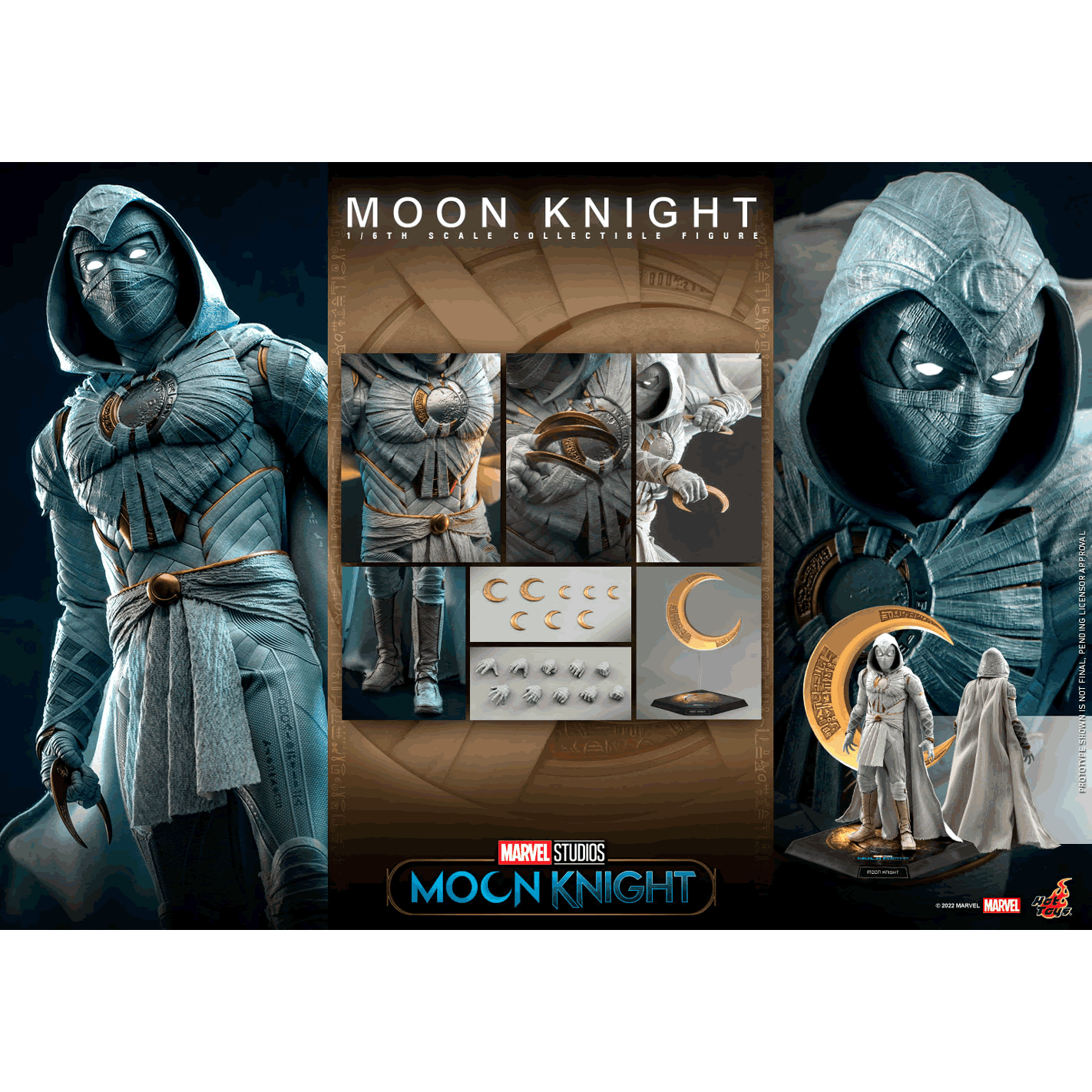 Hot Toys - Moon Knight by Sideshow | Enterprize Comics Etc.
