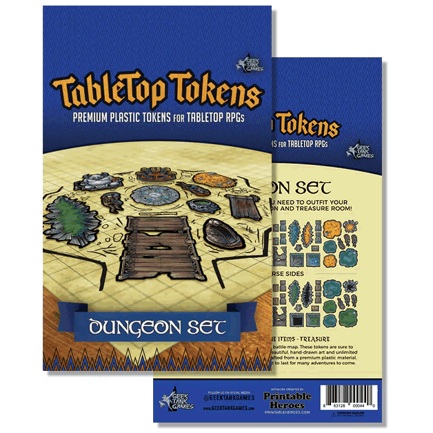 Tabletop Tokens for RPG Maps | Enterprize Comics Etc.