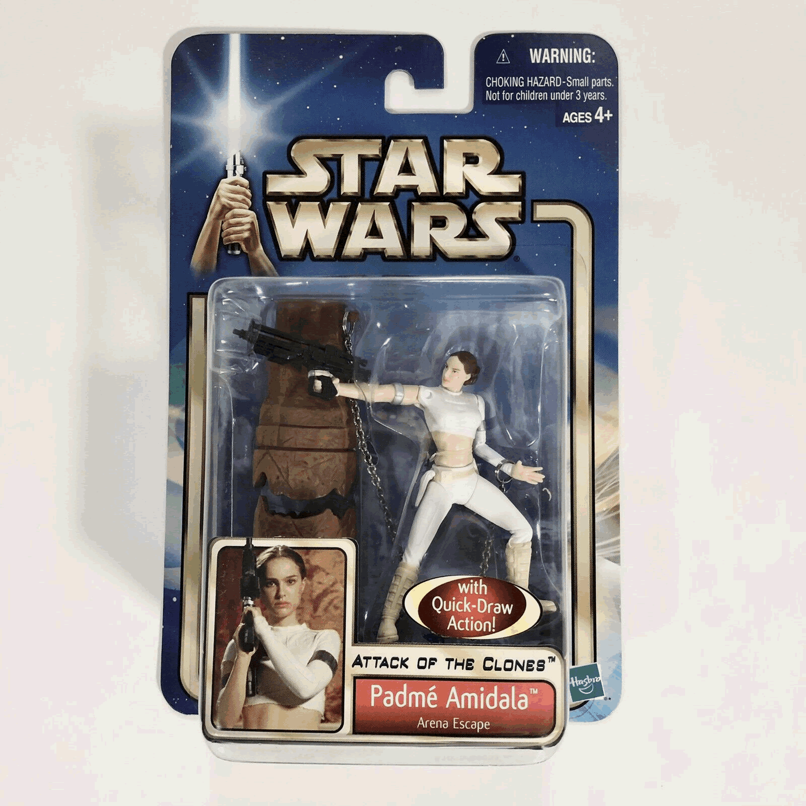 Star Wars Attack of the Clones Padmé Amidala Arena Escape Action Figure ...